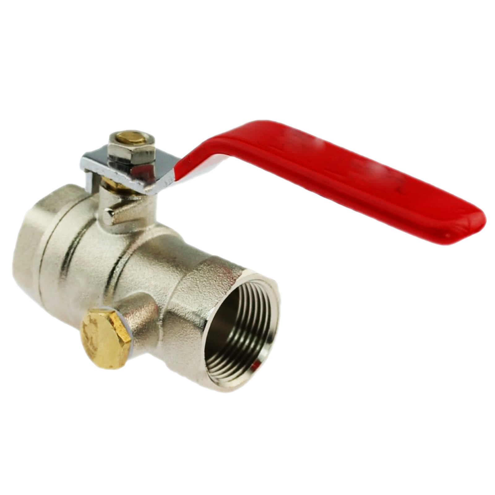 3/4" Kugelauslaufventil aus Messing Hebelgriff rot AG x Schlauchtülle Kugelhahn | eBay