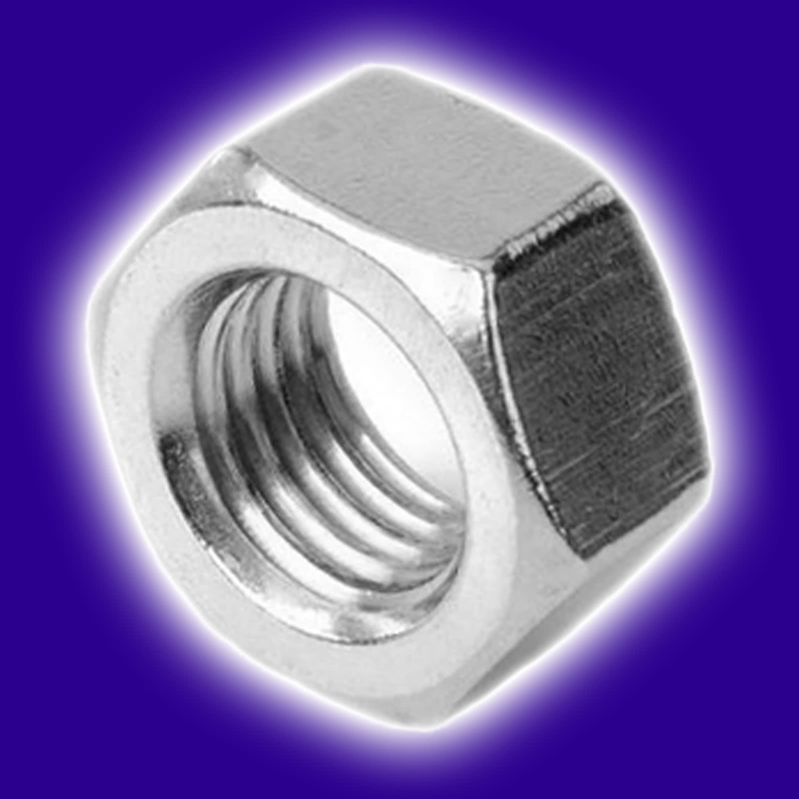 Muttern M3 bis M24 Stahl verzinkt Edelstahl A2 Sechskantmuttern DIN 934 Mutter | eBay