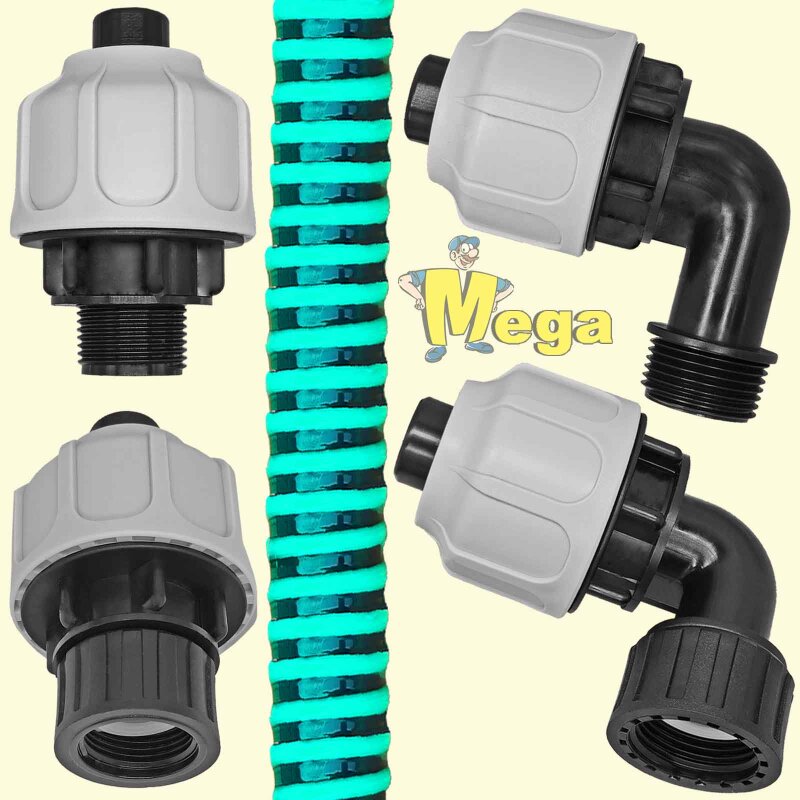 HT-Fittings für Abflußrohrsystem > Anschluss an Gussrohr